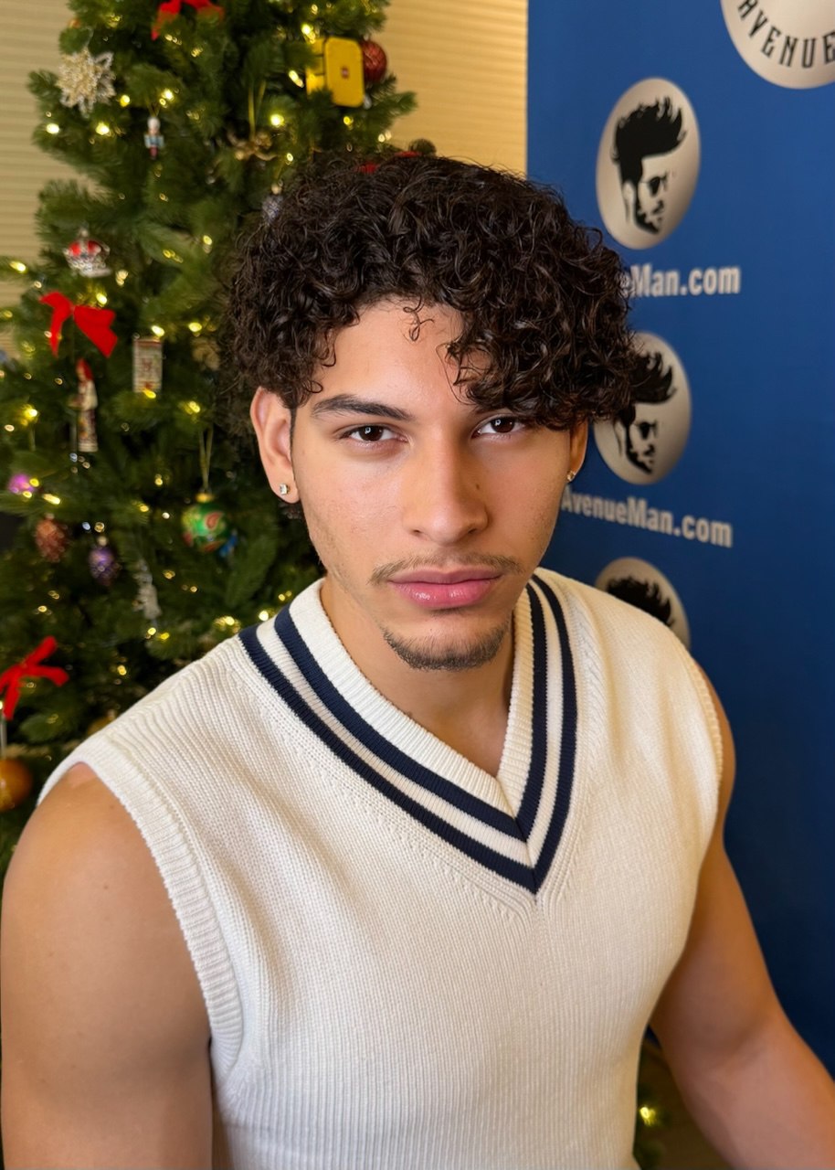 Curly Hair Transformation with Avenue Man Curl Defining Cream ...